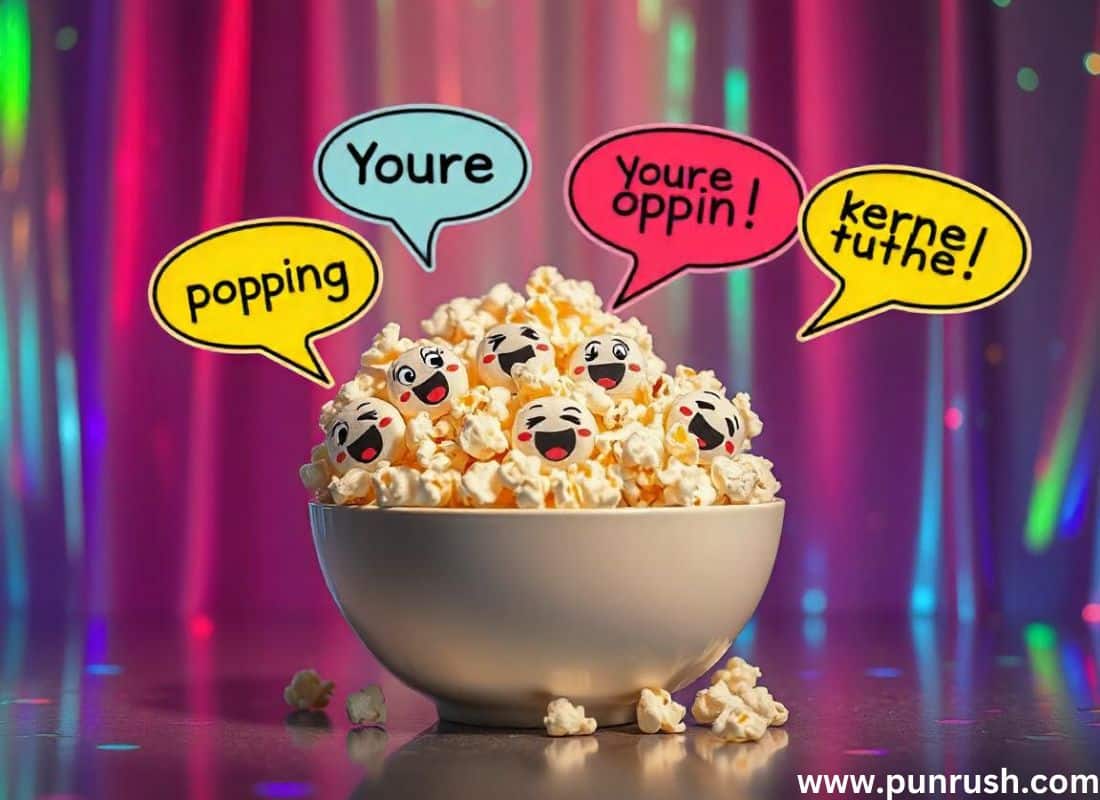 203+ Fresh and Witty Popcorn Puns to Make You Smile - Punrush